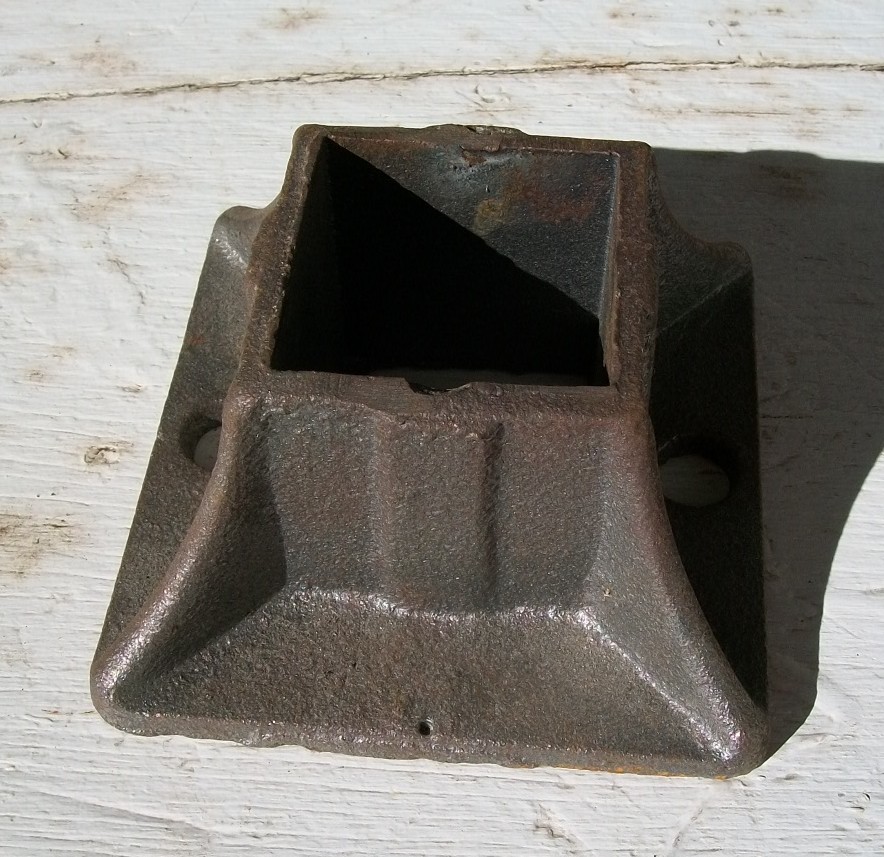 1.5" Welded Steel Post with Tabs and Shoe
