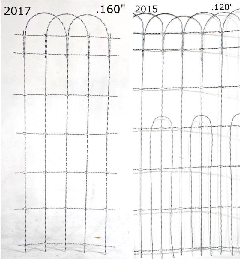 Premium Grade Ornamental Loop Top Fencing - 100' Long x 36" Tall