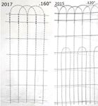 Ornamental Loop Fencing - Galvanized Wire 100' roll x 50" t
