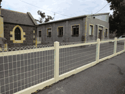 Decorative Galvanized Wire Loop Top Fence 120' Roll x 4 ft