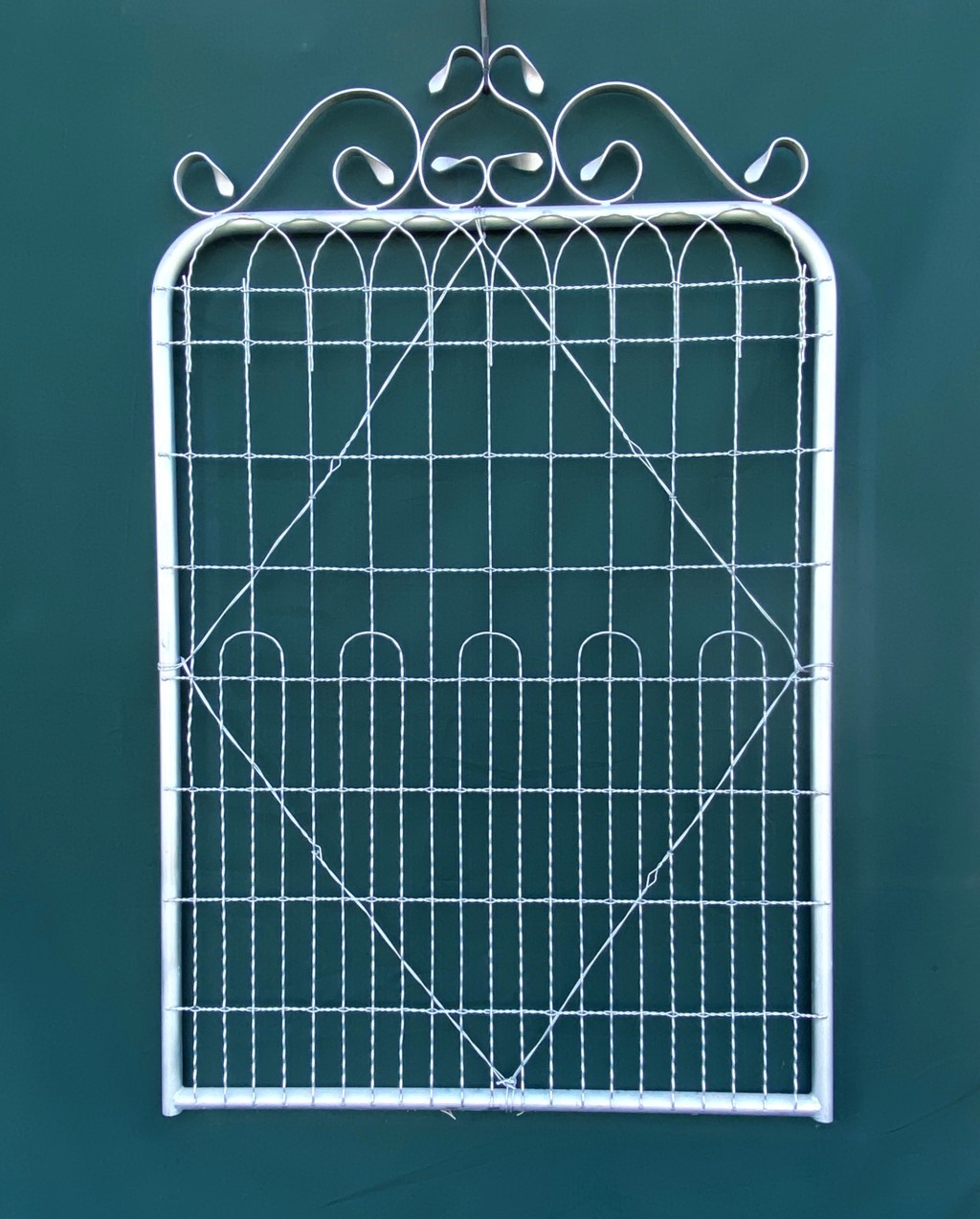 2 - 4'tall x 3'wide Gates Hung To Make a 6'wide Center Divide Opening