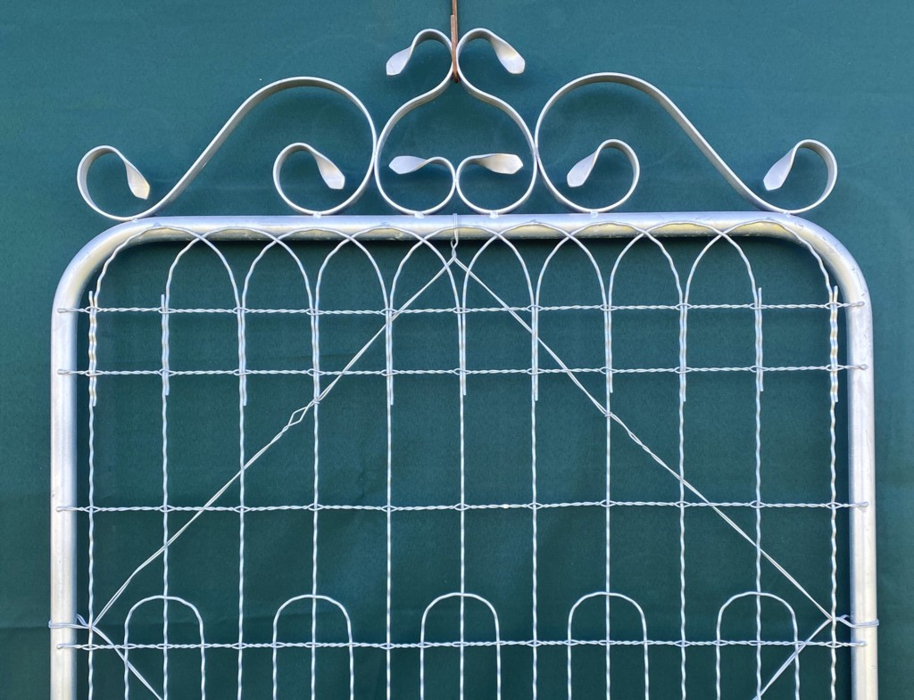 2 - 4'tall x 3'wide Gates Hung To Make a 6'wide Center Divide Opening