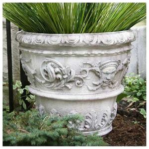 21" Fiberstone Florentine Garden Pot Flower Container