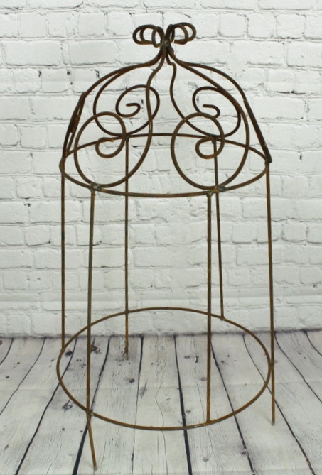 29" Large Wrought Iron Jess Topiary Trellis for Vines and Flowers