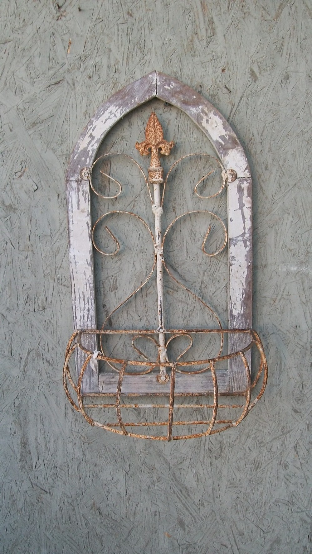 26" Wrought Iron Cathedral Planter