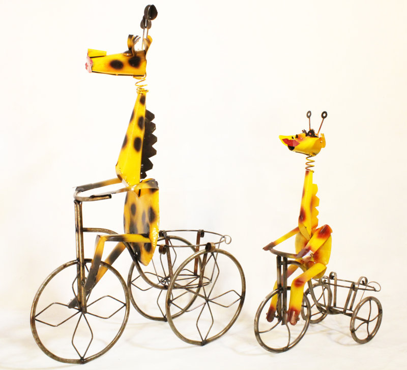 Giraffe Riding A Bike