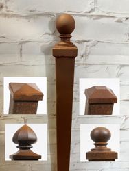 2"sq Steel - 4't Fence & Gate Post Metal Support