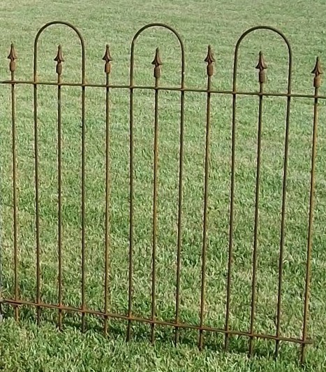 3 Foot Tall Wrought Iron Fence - Custom Cut Panel