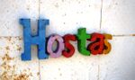 3-D Metal Hosta Sign