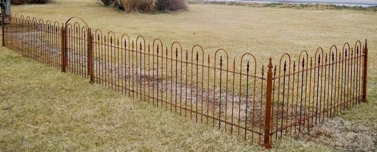 3 Foot Wrought Iron Gate For 3' Tall Fencing