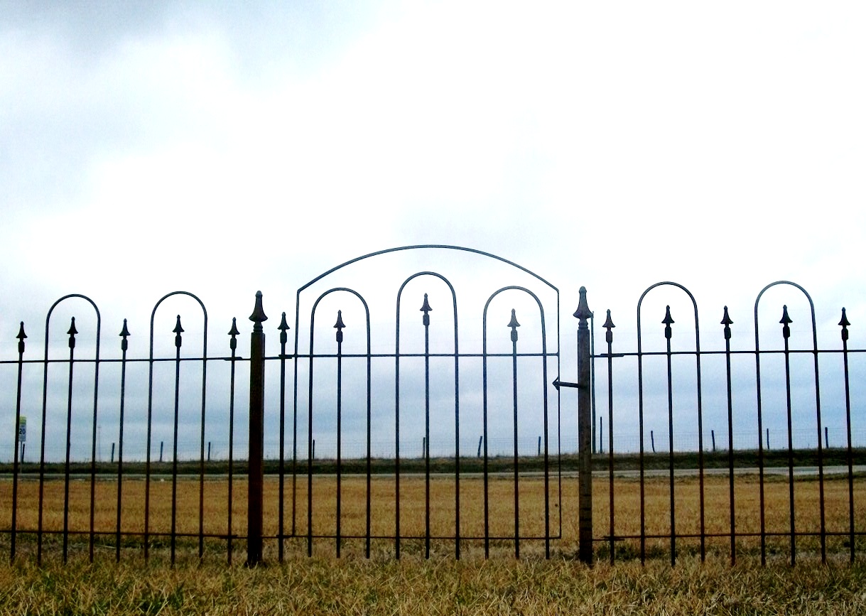 3 Foot Wrought Iron Gate For 3' Tall Fencing