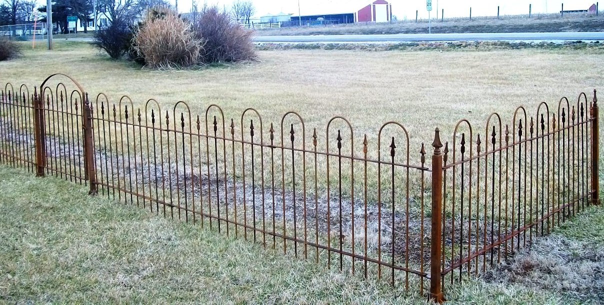 3 Foot Wrought Iron Gate For 3' Tall Fencing
