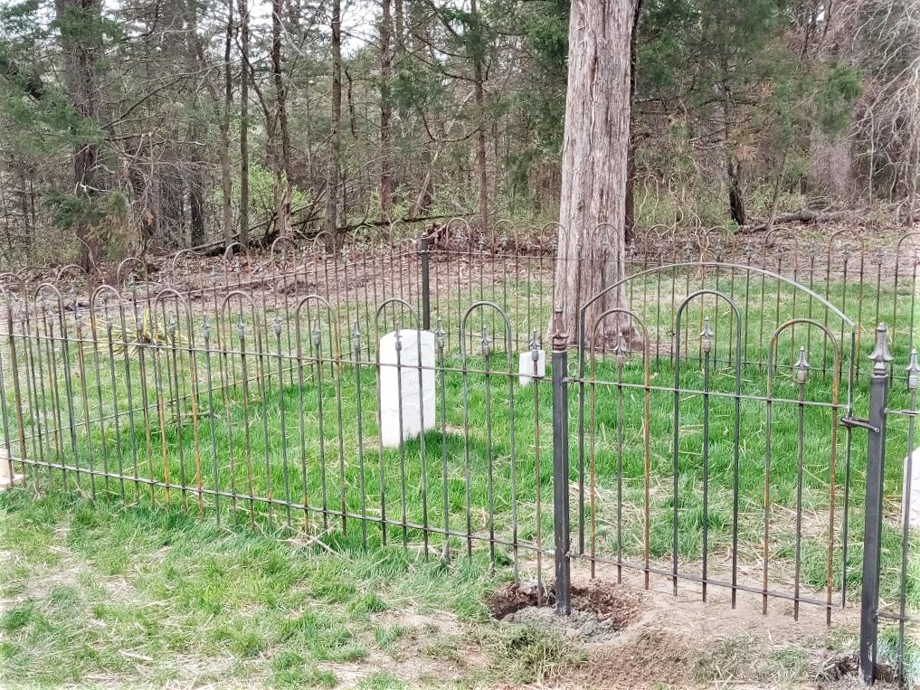 3' Interlocking Fence used in Cemetery