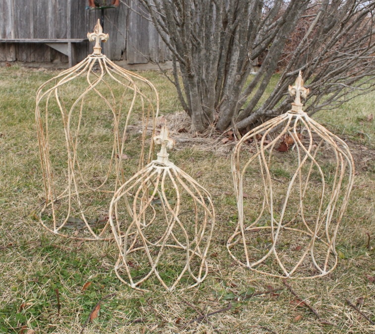 3 Sizes Wrought Iron Topiaries Timmy Tommie Tony Plant Supports