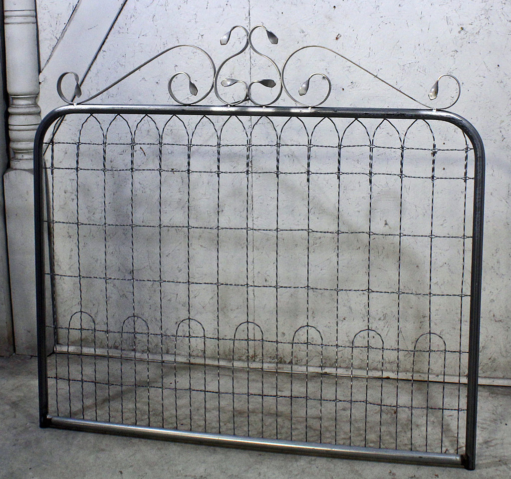 3't by 4'w Woven Loop Fence Gate - Ornamental Wire Vintage Look