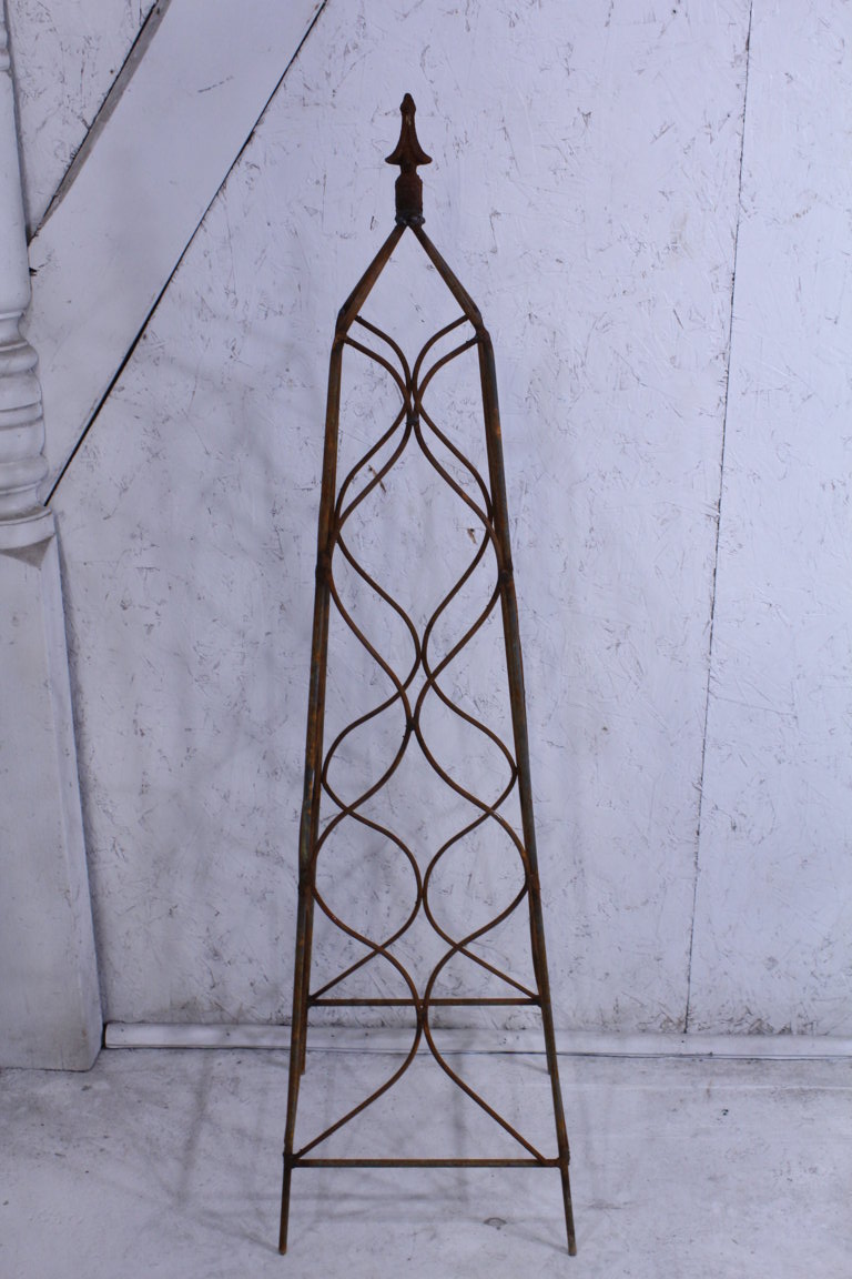 44" Wrought Iron Square Garden Plant Trellis