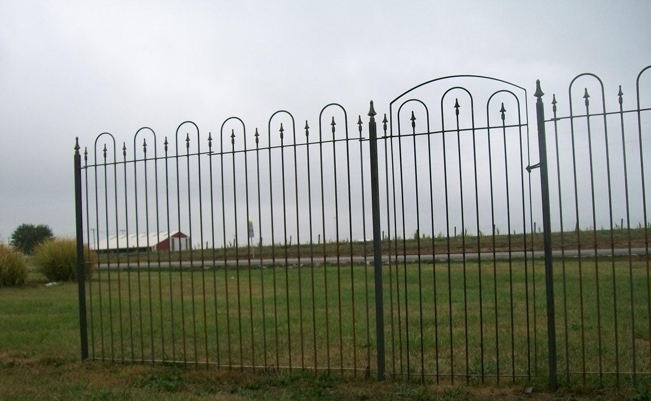 36" Wide Iron Gate for 6' Tall Fence