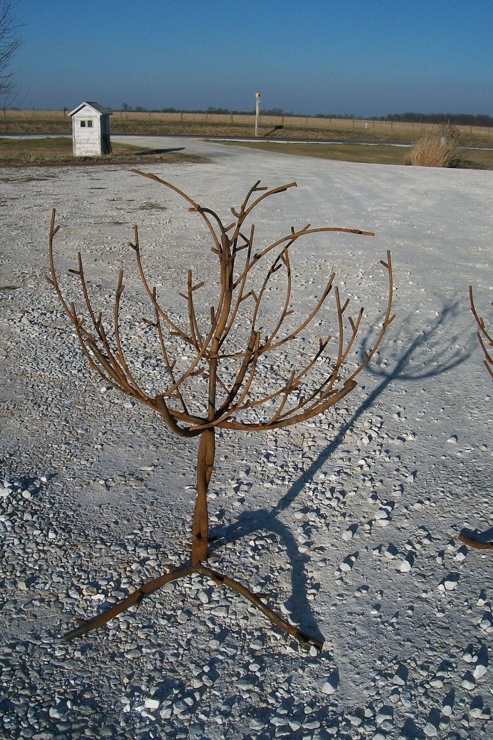 37" Wrought Iron Tree - Metal Tree - Garden Art