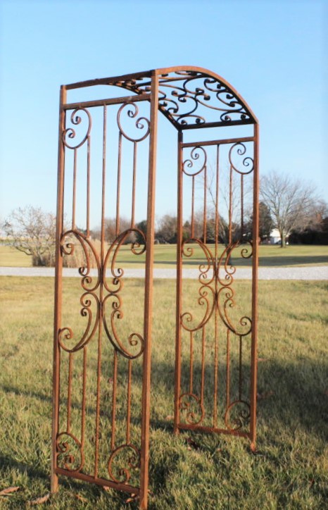 47.5" Wide Small Rivertown Arbor Trellis For Vines and Flowers