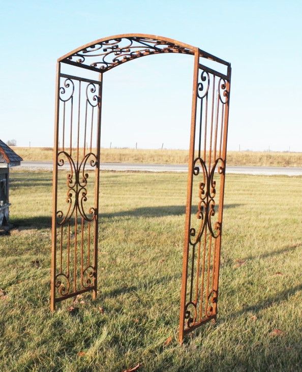 47.5" Wide Small Rivertown Arbor Trellis For Vines and Flowers