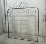4't x 4'w Double Loop Top Woven Wire Fence Gate A-11
