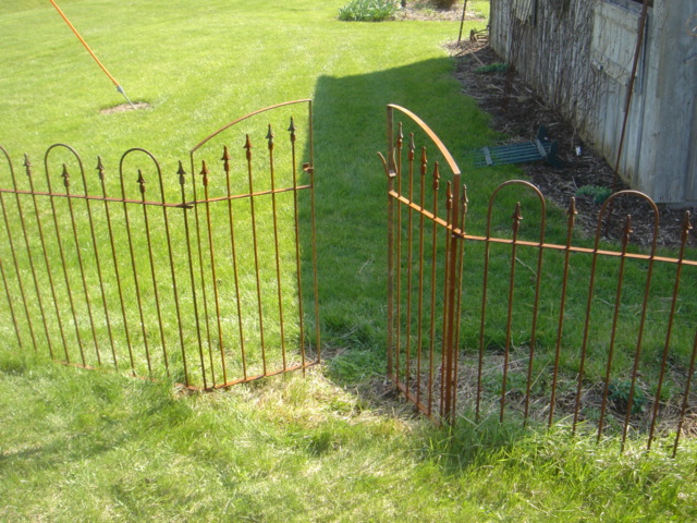 4' Tall Wrought Iron Interlocking Fence