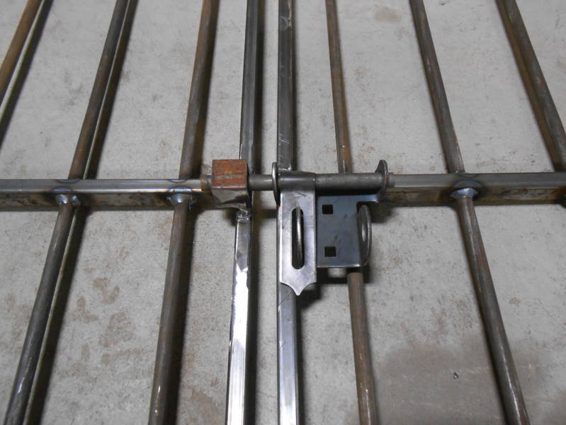 4' tall x 6' wide Center Divide Wrought Iron Gate