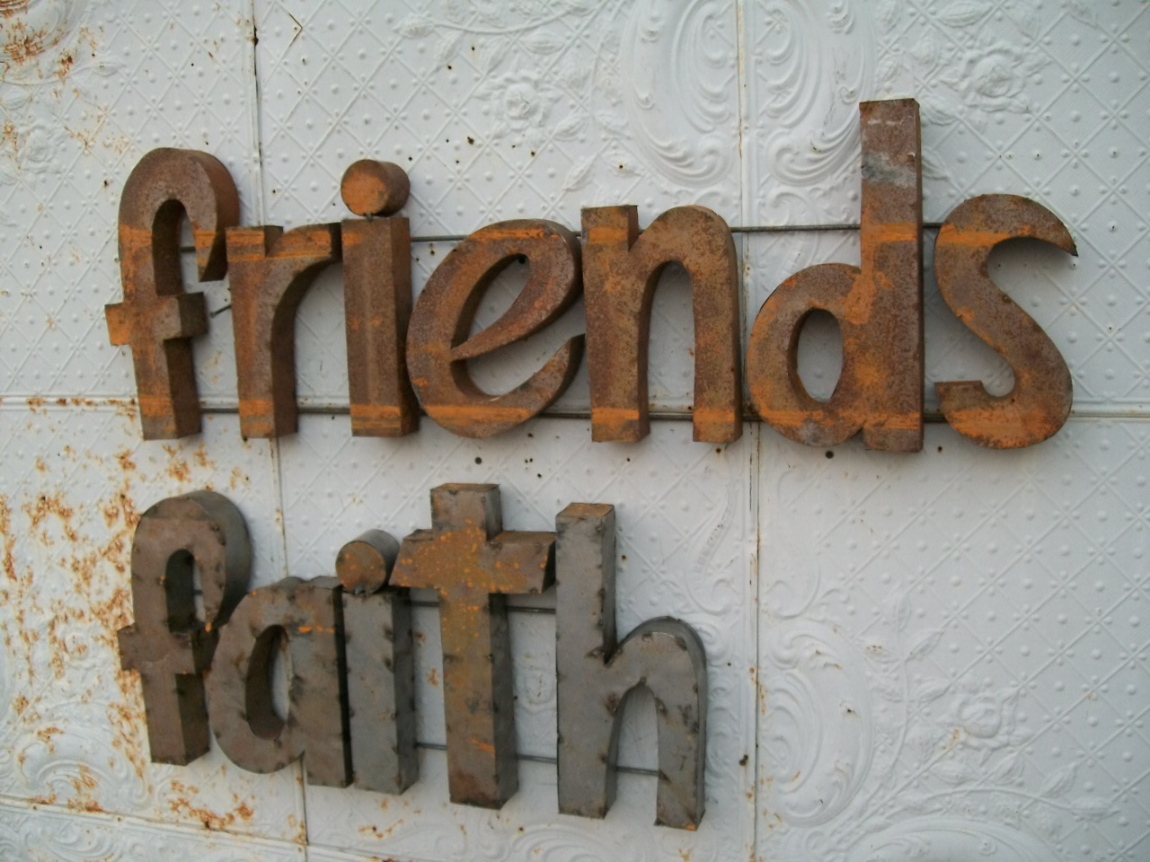 45" Friends 3D Sign - Handmade Lettering - Trade Signage
