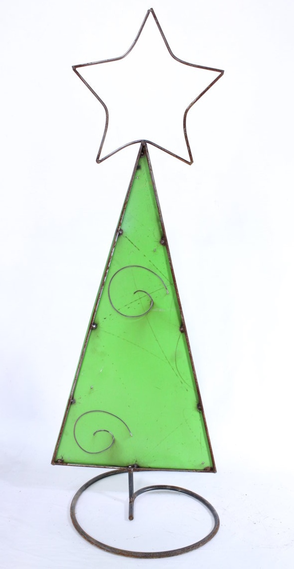 48" Large Metal Christmas Tree Holiday Decorating Decor