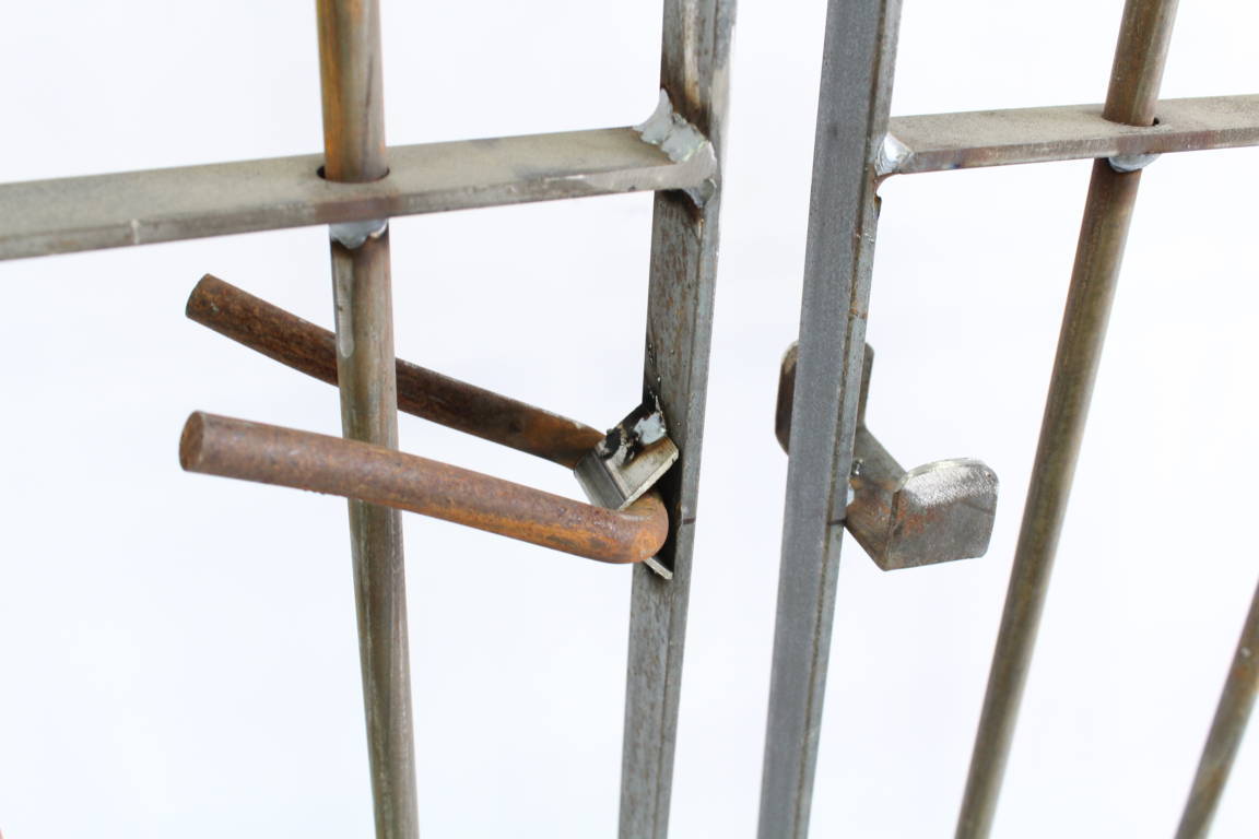 Wrought Iron Garden Gates - 5 ft Tall x 5 ft Wide