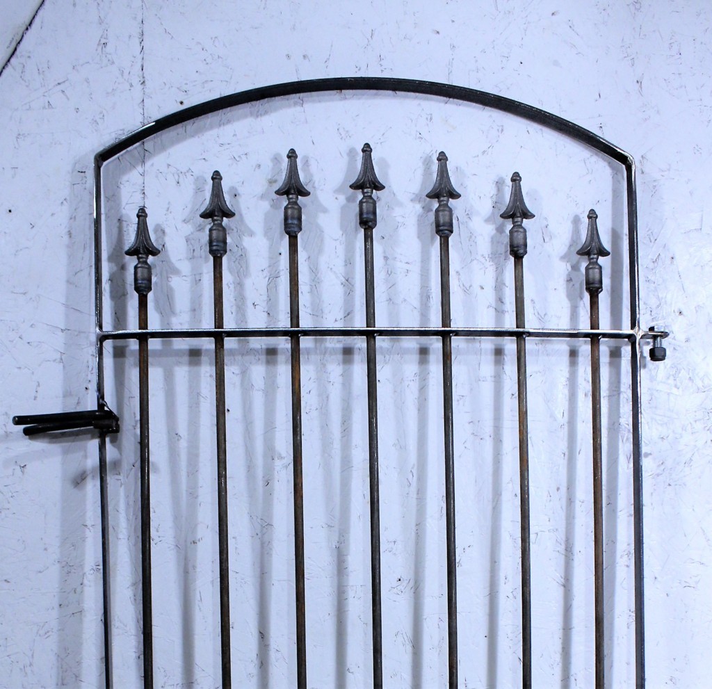 5't x 30"w Wrought Iron Entry Gate For Narrow Opening