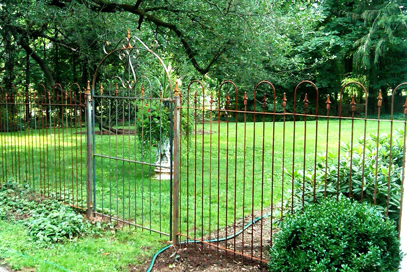 5' Tall Interlocking Wrought Iron Fence Panel