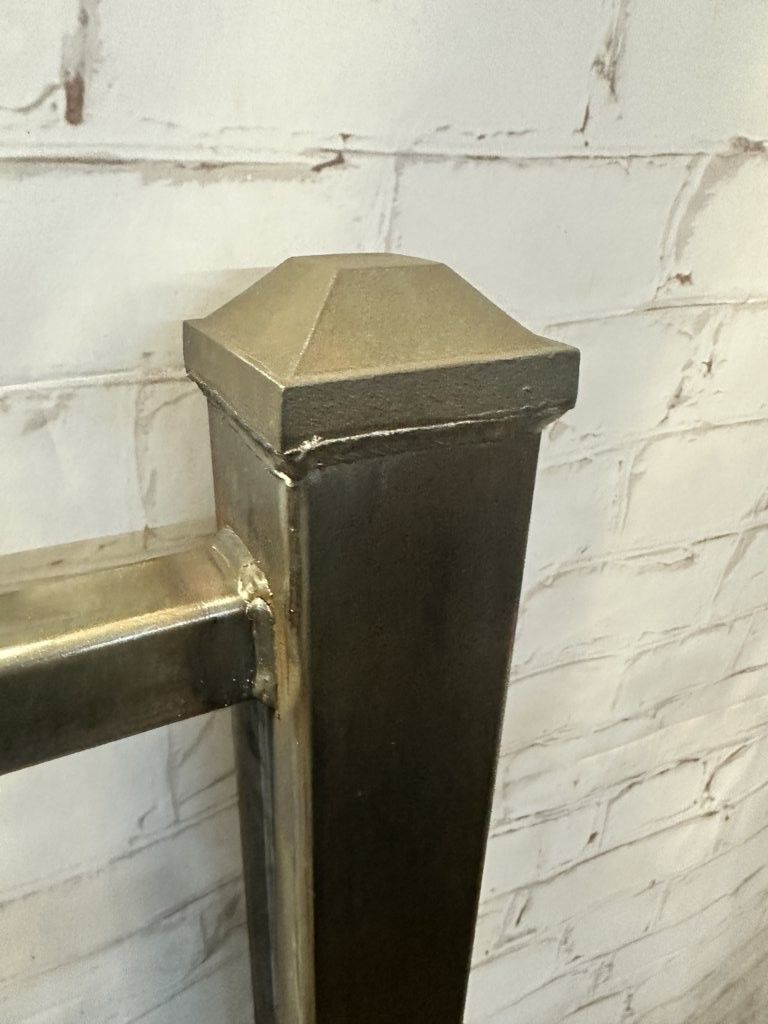 5ft Wyatt 3" Metal Gate Or Fence Post For Hardscape Deck