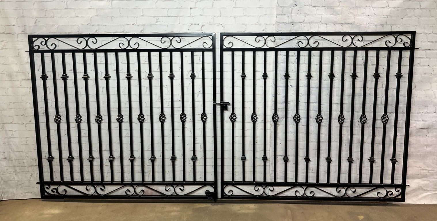 5t x 12w Huge Wrought Iron Donovan Driveway Entry Gate