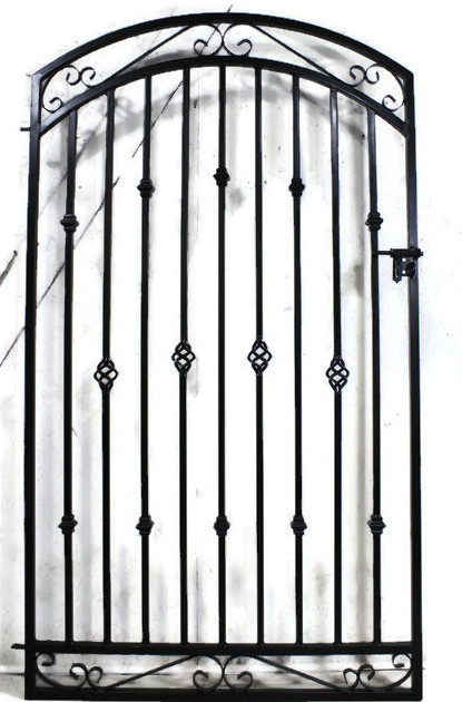 6' Tall Donovan Wrought Iron Gate - 48" Wide