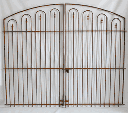 Classic Secure Front Entry Iron Gate - 6 ft x 8 ft