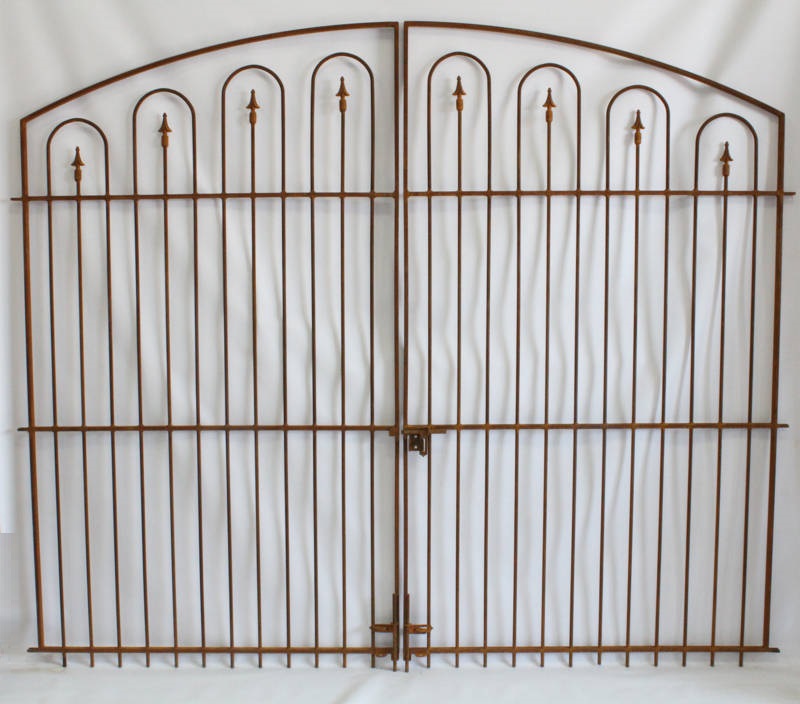 Classic Secure Front Entry Iron Gate - 6 ft x 8 ft