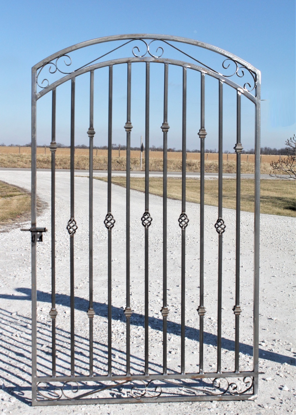 Big 6ft Arched Donovan Metal Entrance Gate
