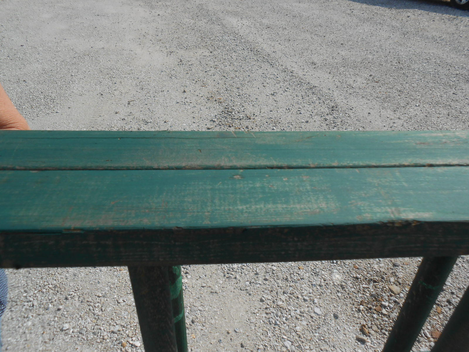 72" Double Wooden Ladder Book Shelves - Round Rungs