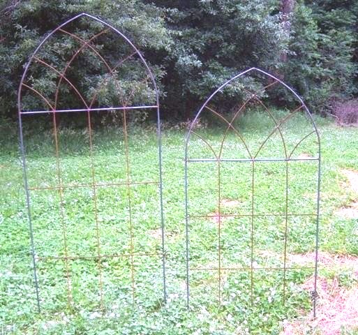 75" Mission Flower Trellis for Your Garden