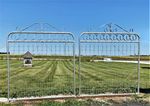 All Gates - Woven Wire Double Loop Garden Entry or Trellises