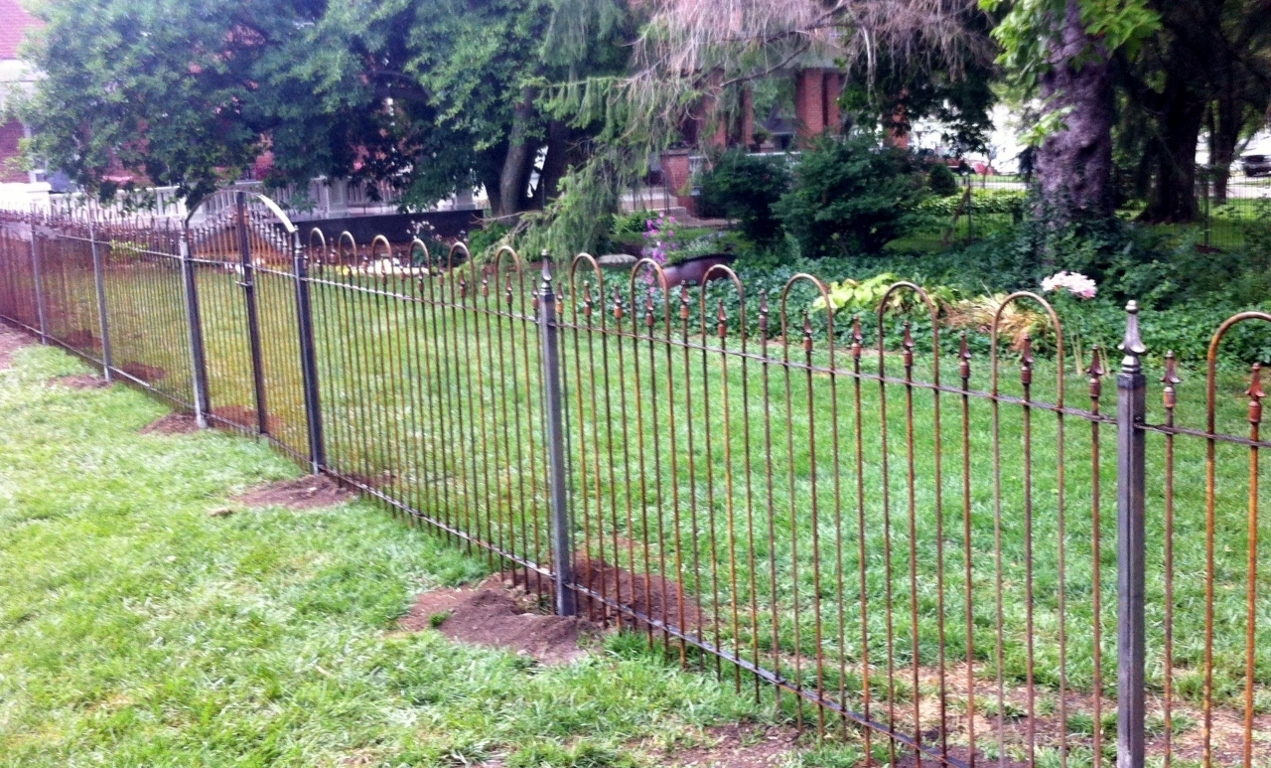 Extra Wide Wrought Iron Gate For Entrance 4' t x 8' w