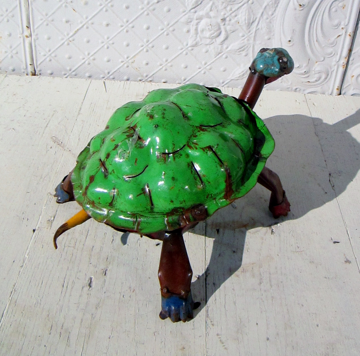 8" Medium Colorful Turtle Yard Ornament Lawn Decor