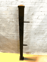 4ft Tall Abram 3" Gate Or Fence Post For Hardscape Deck