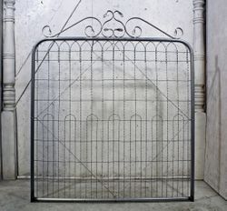 Sampling - 4ft Tall Galvanized Double Loop Wire Ornamental Gates