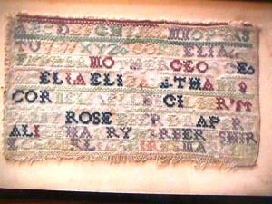 Antique Alphabet Sampler
