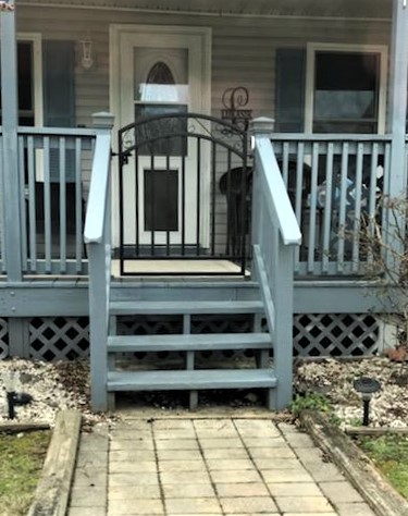 Antique Style Delaney Wrought Iron 3ft Tall Gate