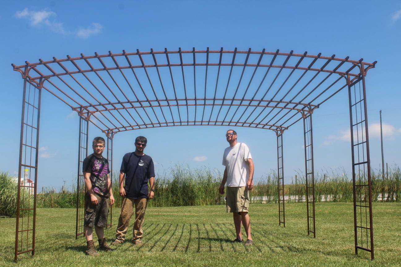 3 Arched Mission Gazebo / Outdoor Pergolas