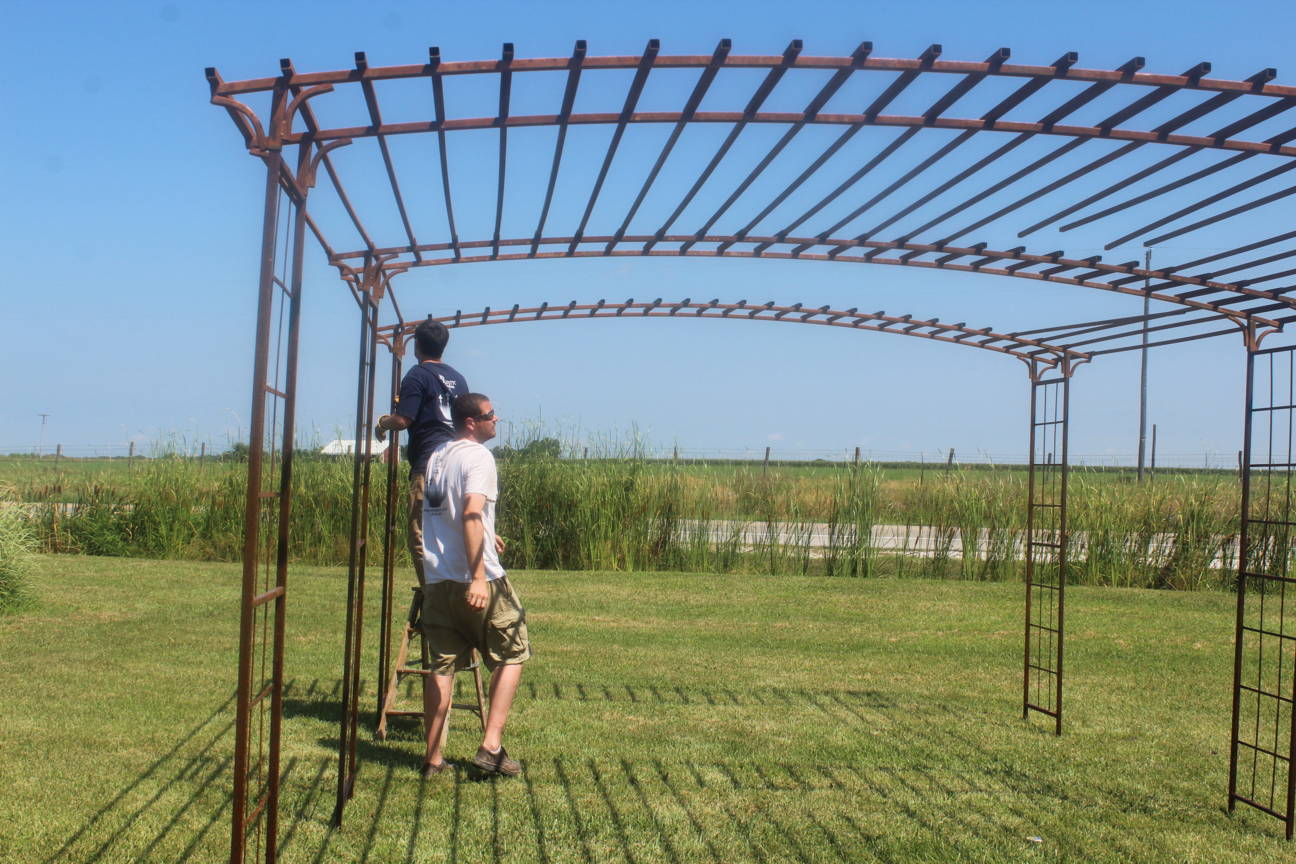 3 Arched Mission Gazebo / Outdoor Pergolas