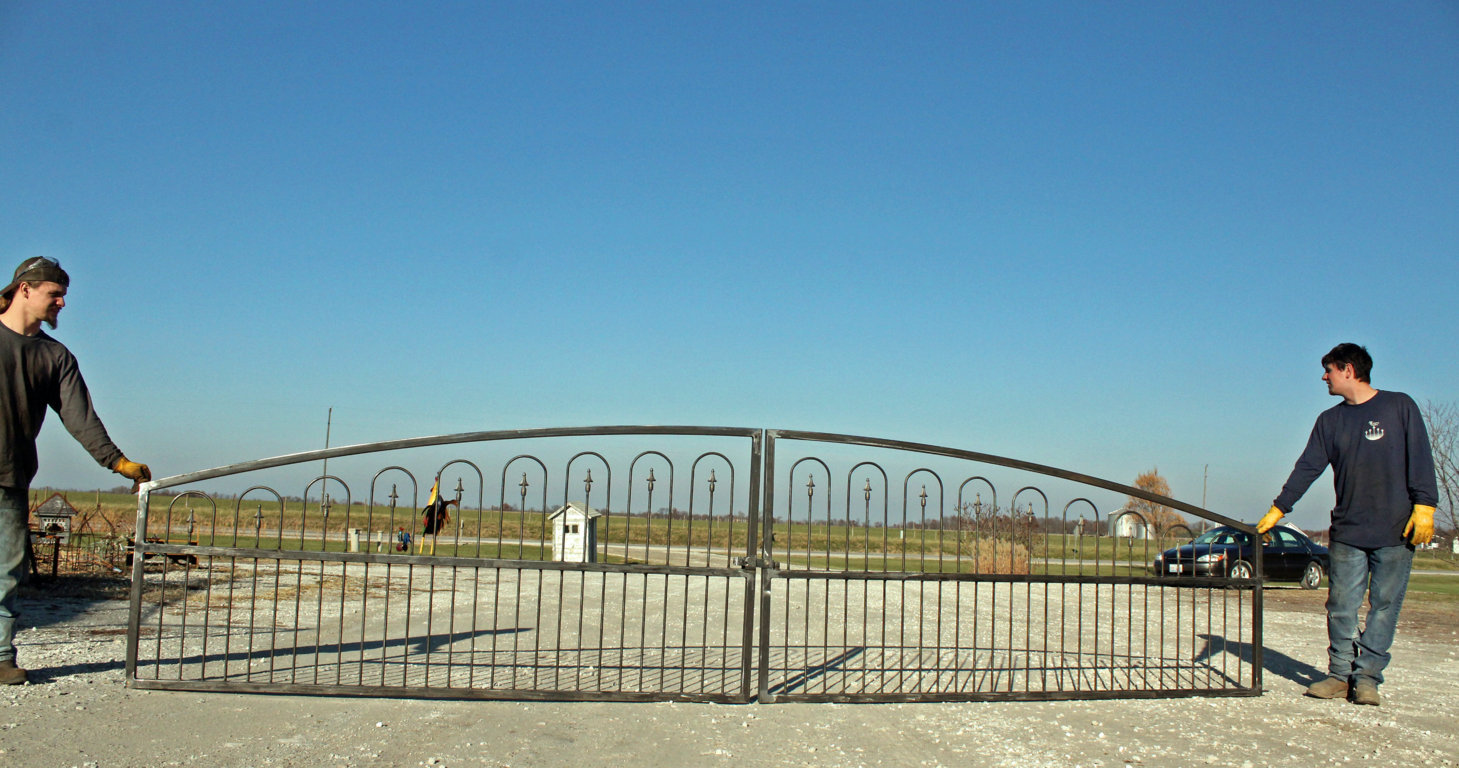 Metal Secure Driveway Entrance Gate 3't x 18'w